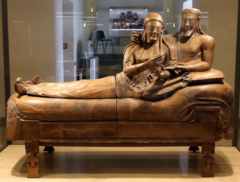 Italy Before The Romans The Etruscan Sarcophagus Of The Spouses